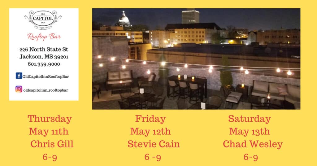 Chris Gill | Old Capitol Inn Rooftop Bar | Downtown Jackson Partners